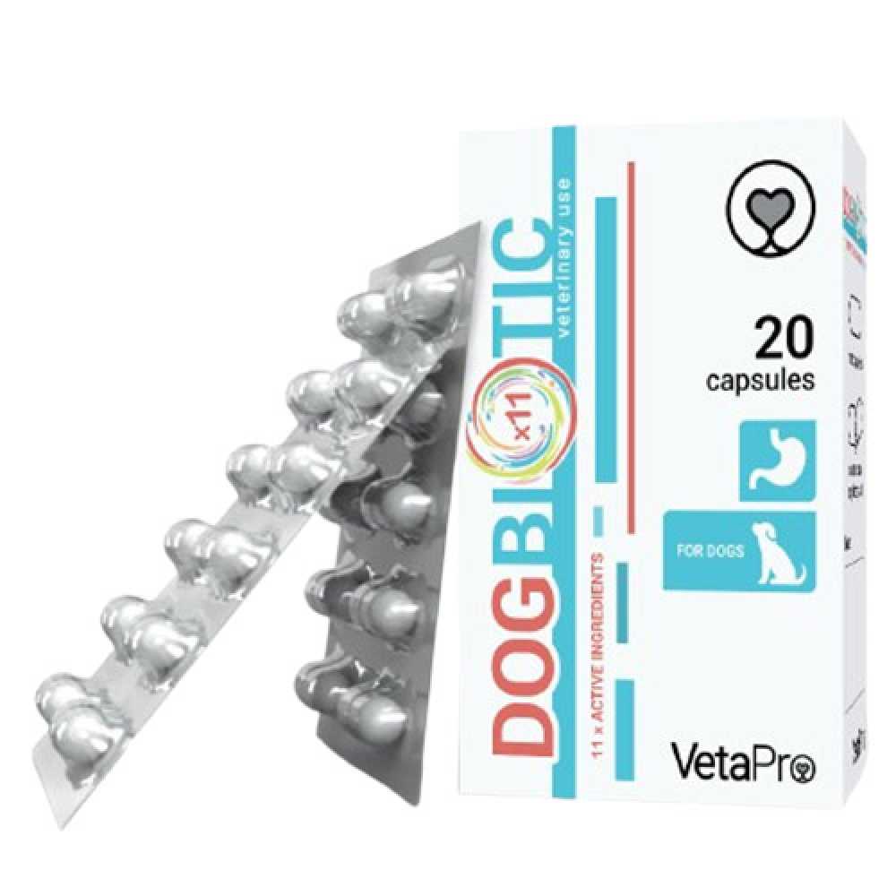 VetaPro Dog Biotic 20 kapsula