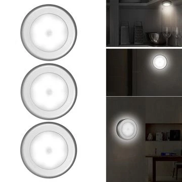 SELF-ADHESIVE WIRELESS LED LIGHTS WITH MOTION SENSOR - 3 PCS.