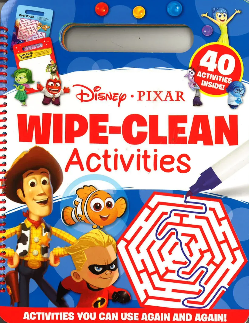 Disney Pixar: Wipe Clean Activities