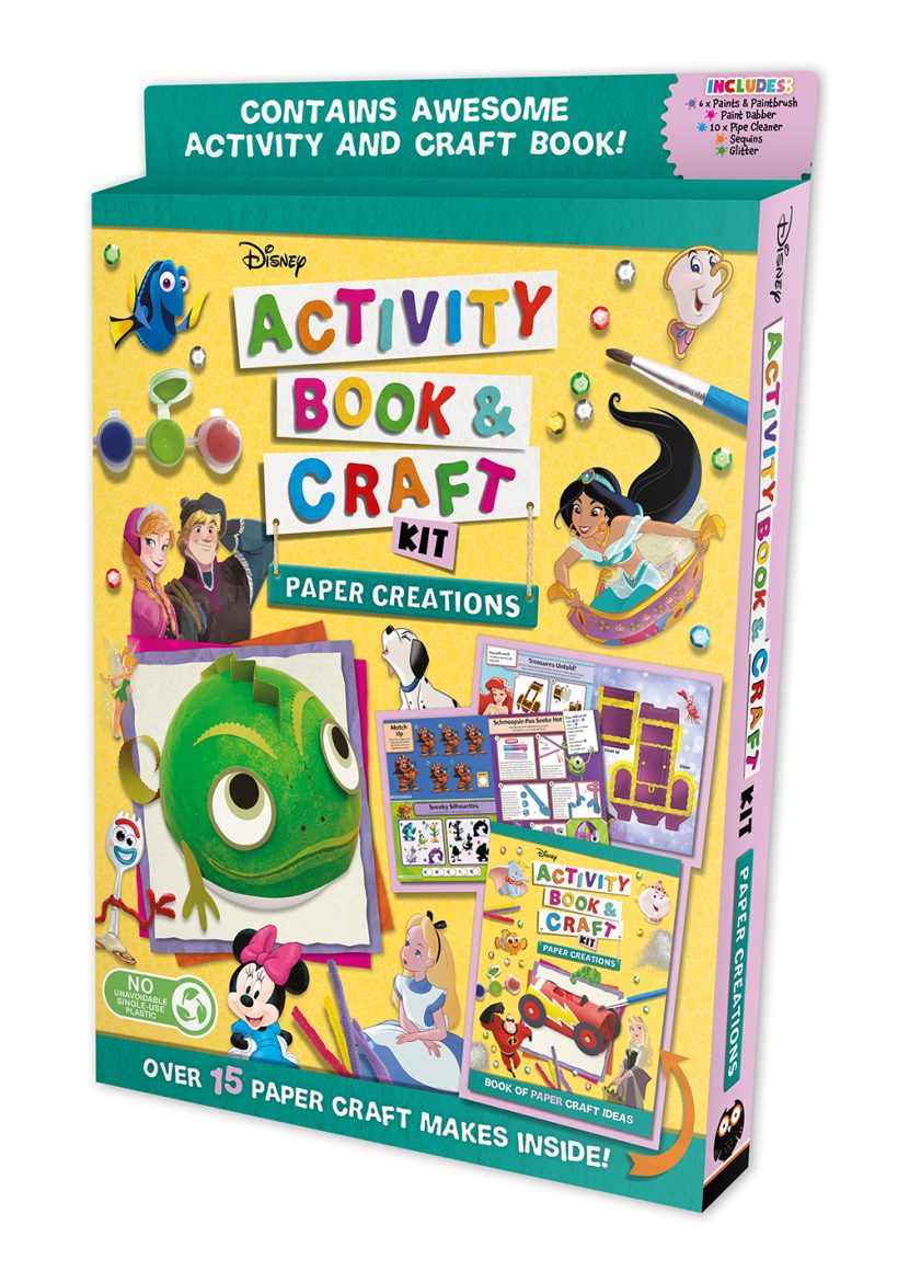 Disney Activity Book & Craft Kit: Paper Creations