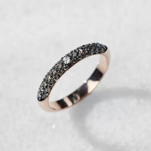 Prsten sa braon dijamantima, N3777