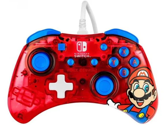 PDP Kontroler Nintendo Switch Wired Rock Candy Mini Mario