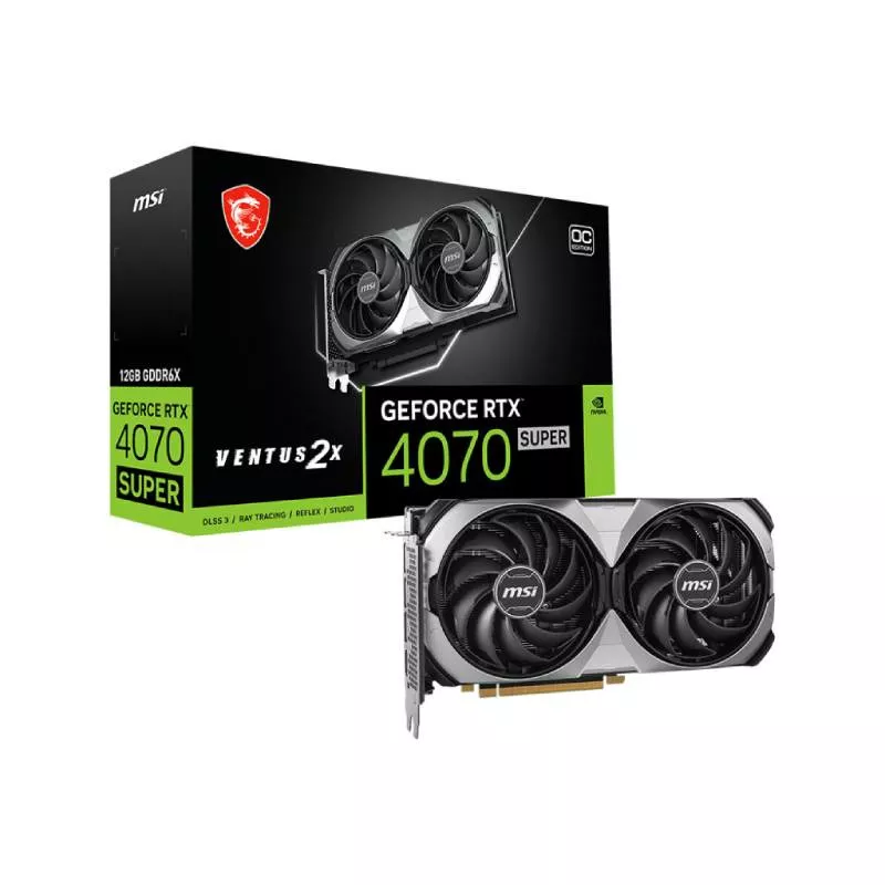 MSI nVidia GeForce RTX 4070 12GB RTX 4070 SUPER 12G VENTUS 2X OC grafička karta