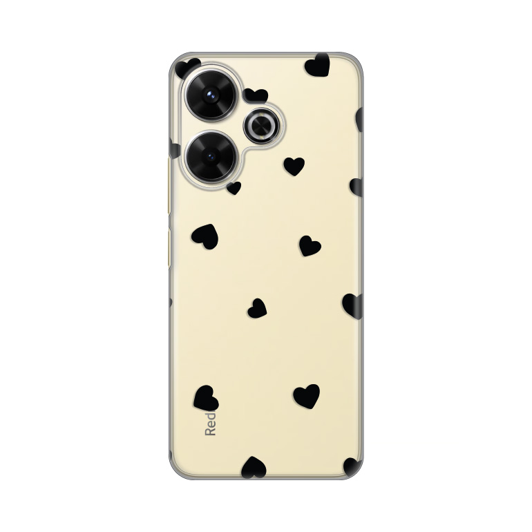 Maska Silikonska Print Skin za Xiaomi Redmi 13 Hearts