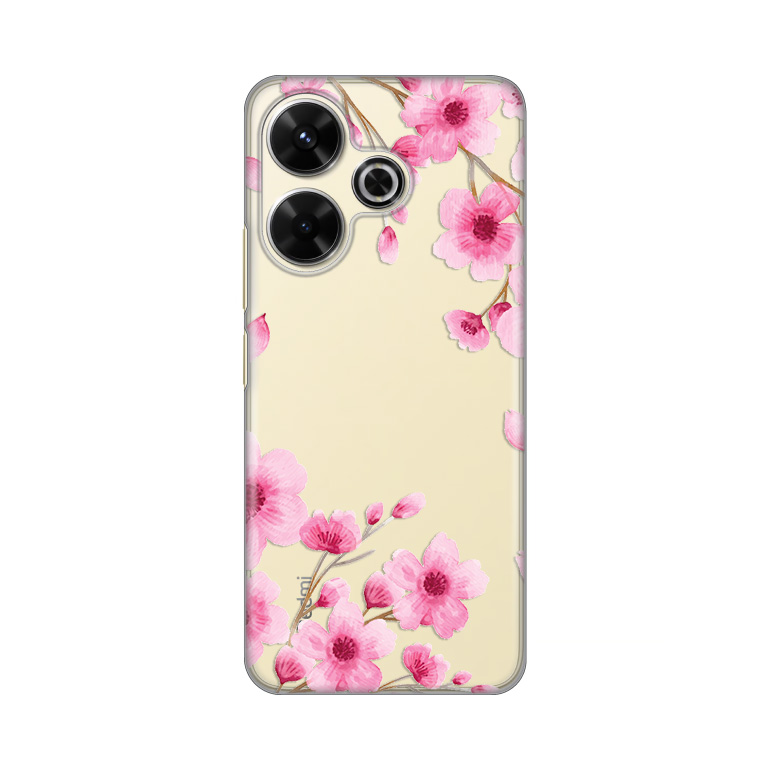 Maska Silikonska Print Skin za Xiaomi Redmi 13 Rose Flowers