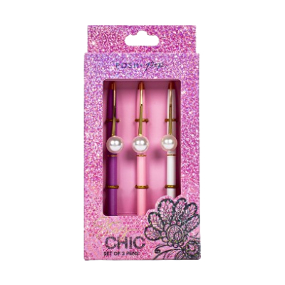 Hemijske olovke set 3 - Glitter, Stay Chic