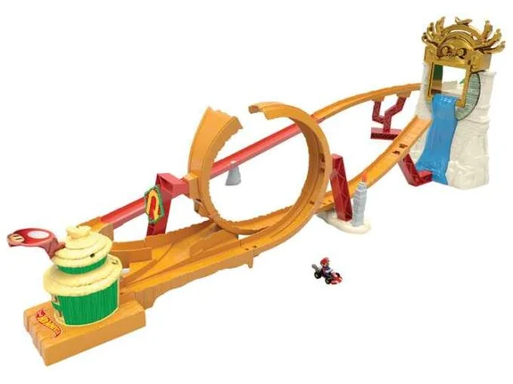 Hot Wheels Ispaljivač auto staza Super Mario