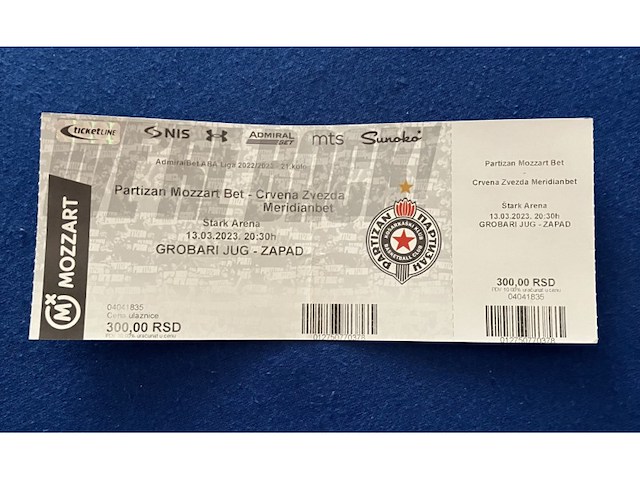 Partizan - Crvena Zvezda, ABA liga  2023