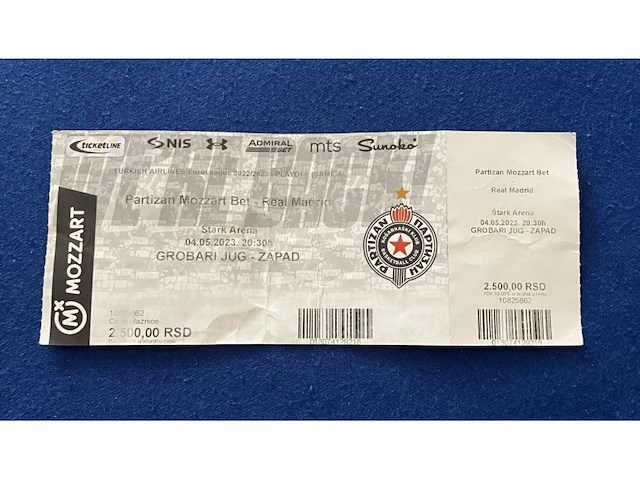 Partizan - Real Madrid,Euroliga plej of game 4