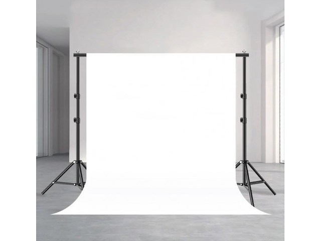 Belo pozadinsko platno 3x1.6m - za foto studio