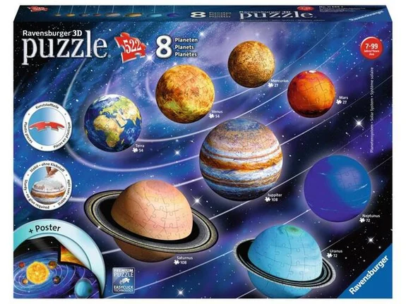 Ravensburger 3D puzzle (slagalice) - Solarni sitem RA11668