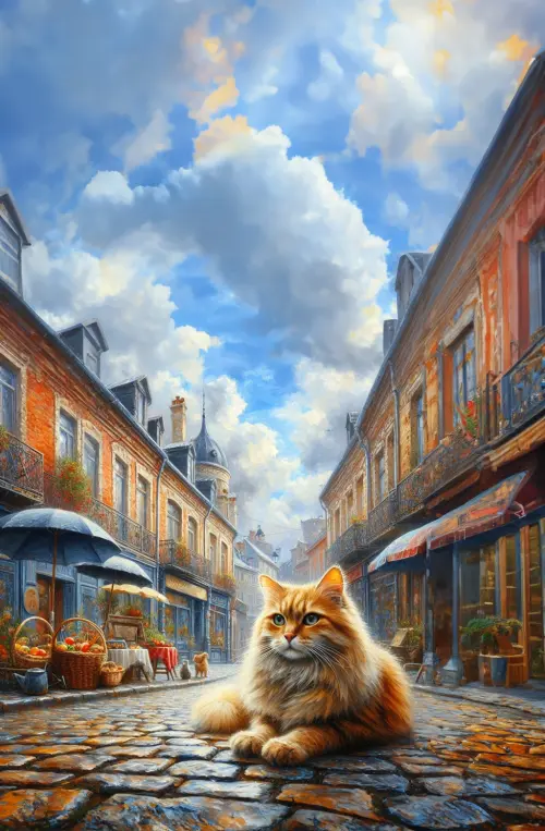 Ginger Street Cat