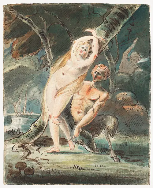 Amymone With a Lecherous Satyr (1770-1780)