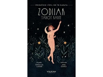 Zodijak tarot karte-priručnik i špil od 78 karata