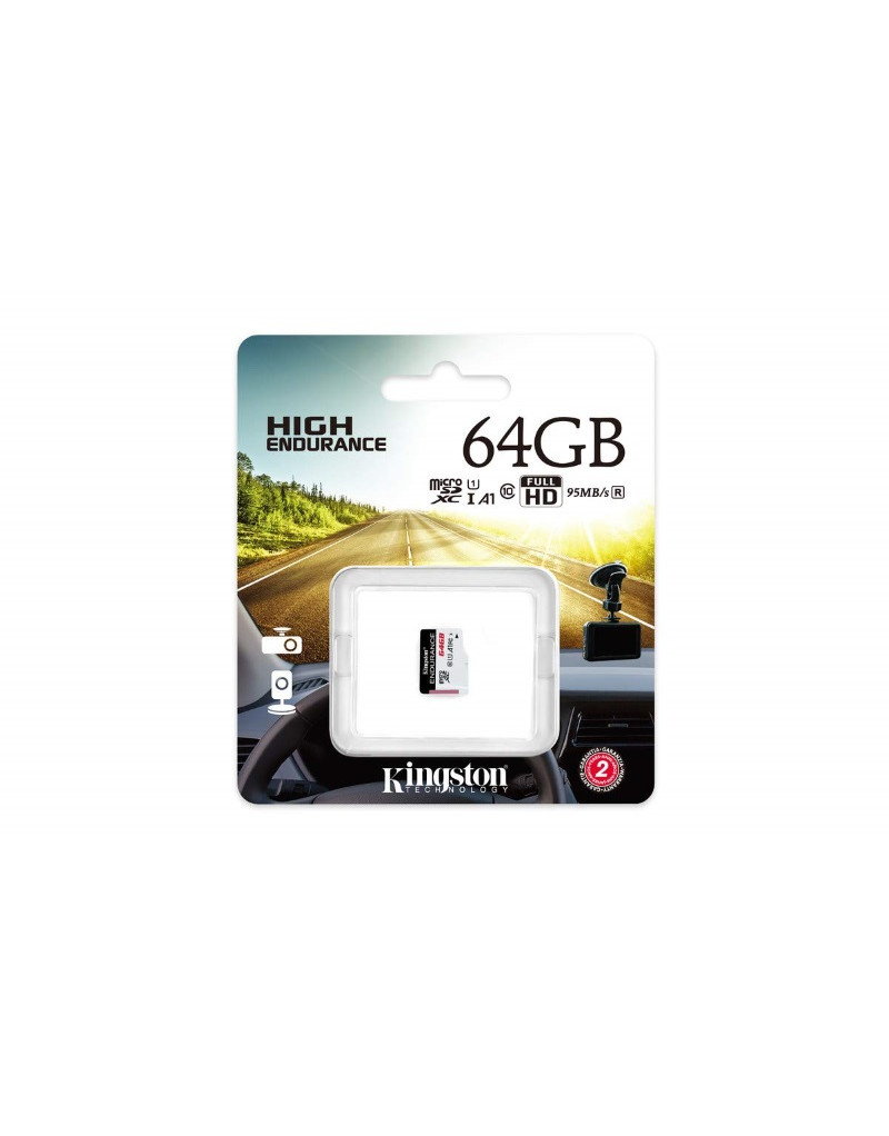 KINGSTON Memorijska kartica UHS-I microSDXC 64GB C10 A1 Endurance SDCE/64GB