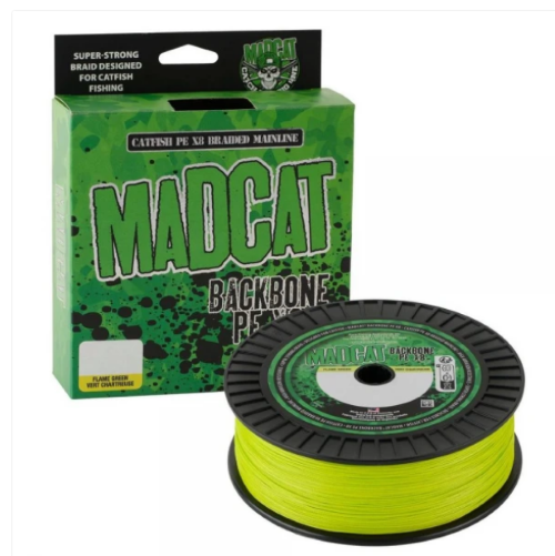 Madcat Backbone 8-braid 300m 0.30mm flame green