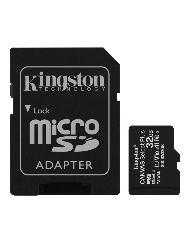 KINGSTON Memorijska kartica A1 MicroSDHC 32GB 100R class 10 SDCS2/32GB + adapter