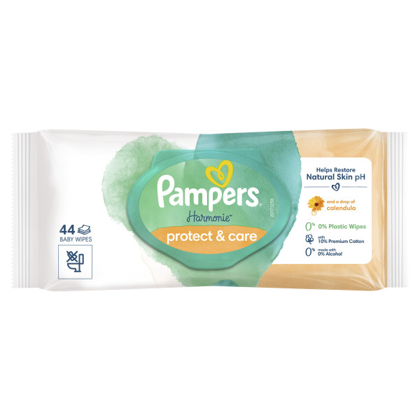 Pampers vlažne maramice kamilica 44kom