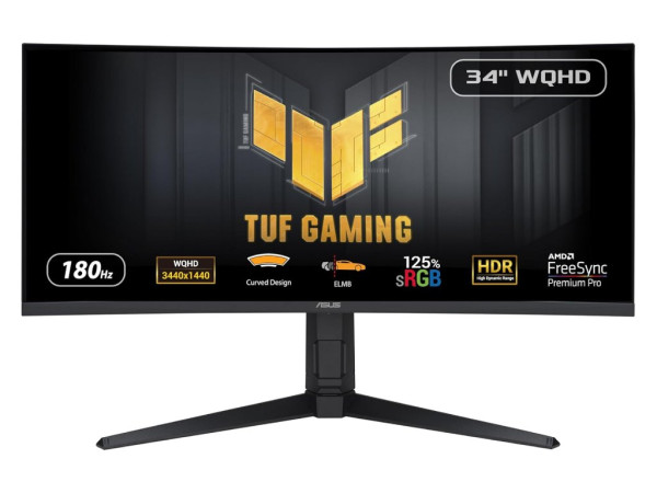 Monitor ASUS TUF VG34VQL3A 34''VA,zakrivljen,21:93440x1440180Hz1ms GtGHDMIx2,DPx2,USBGsynccrna' ( '90LM06F0-B02E70' )