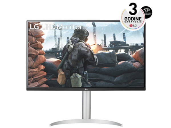 Monitor LG 32UP55NP-W 31.5''VA3840x216060Hz4ms GtGHDMIx2,DP,USBfreesyncvisinaVESAsrebrna' ( '32UP55NP-W.AEU' )