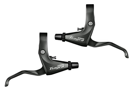 RUČICE KOČNICA SHIMANO TIAGRA BL-4700, LEVA & DESNA, FOR FLAT HANDLEBAR ROAD, FOR V-BRAKE, OUTER CASING T-TYPE 800/900MM BLACK