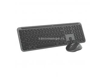 Logitech MK950 (920-12490) US bežični komplet tastatura+miš sivi