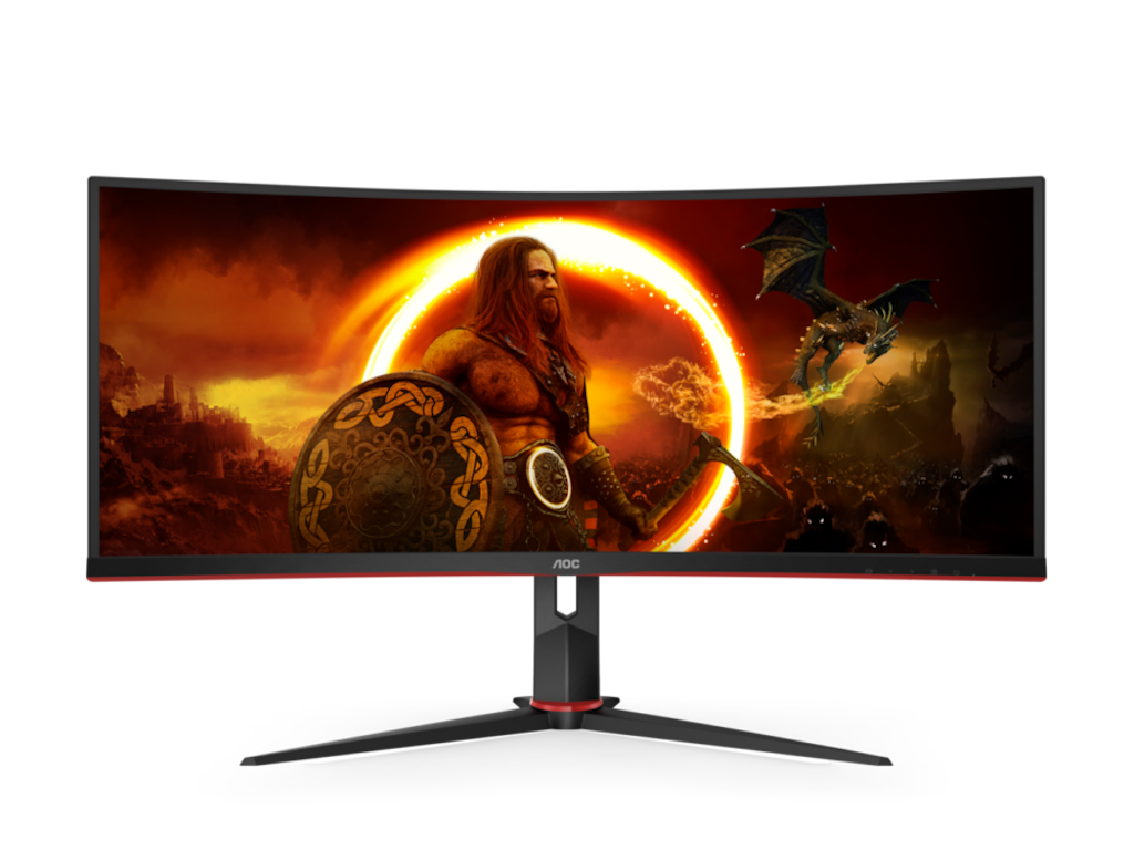 Monitor 34 AOC CU34G2X/BK, WQHD, VA, Freesync, zakrivljeni, 144Hz, 1ms, HDMI, DP, VGA, gamingID EK000612528