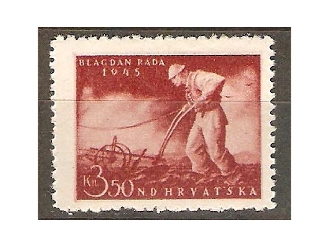 1945 - NDH 1.maj MNH