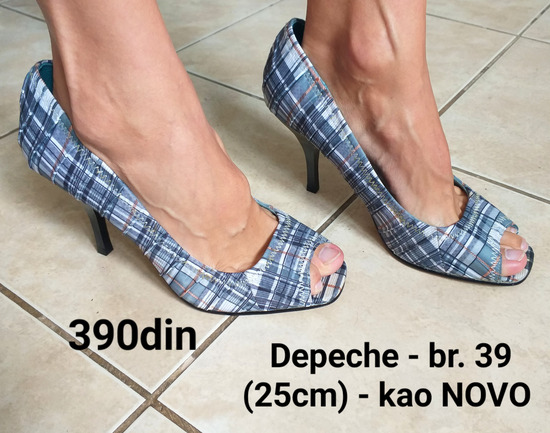 Depeche cipele/sandale na štiklu br.39 - kao NOVO