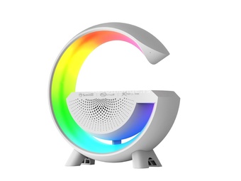 Zvučnik Bluetooth Marvo SG301 2in1 FM radio i lampa sa RGB osvetljenjem beli