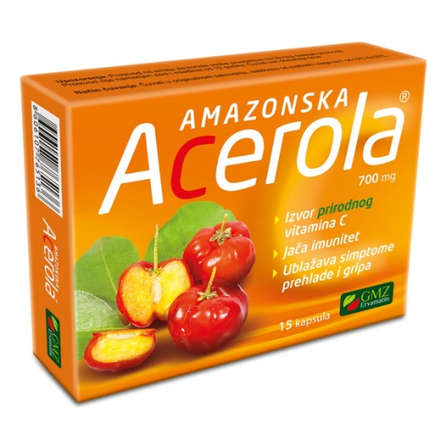 AMAZONSKA ACEROLA KAPSULE 500MG