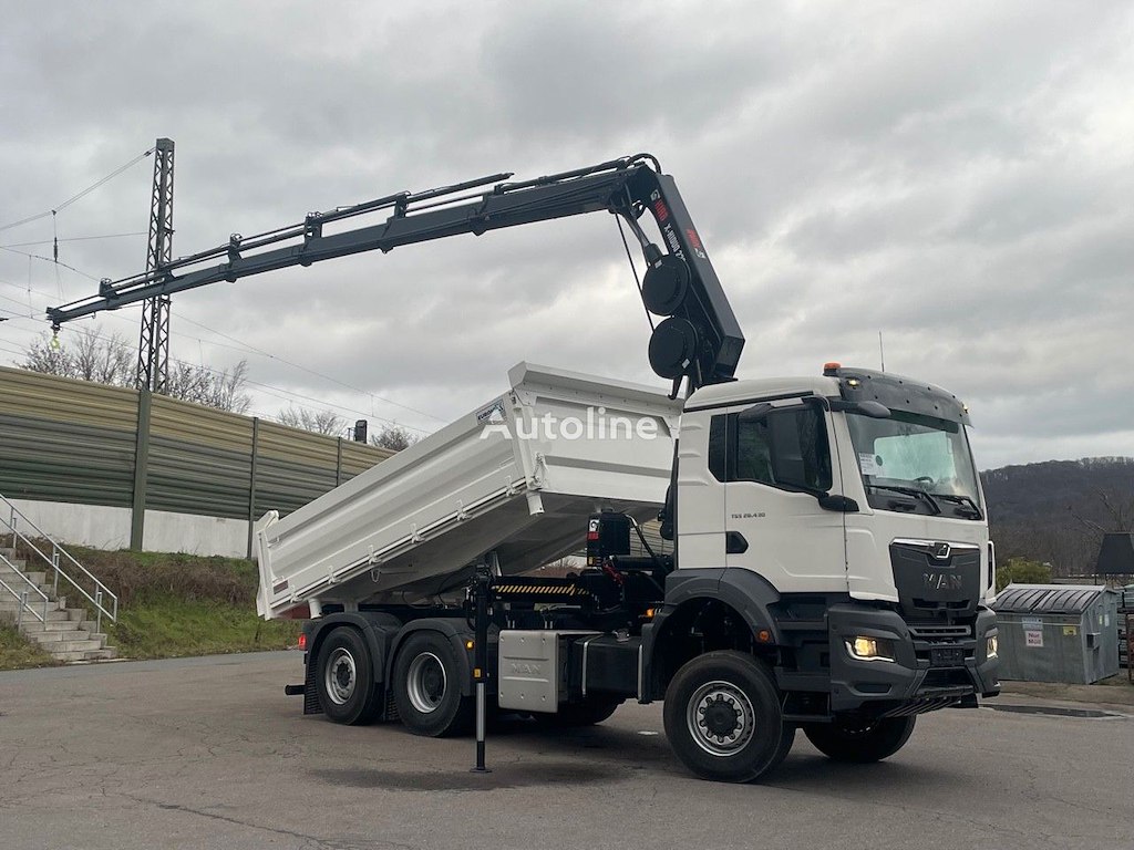 Novi MAN TGS 28.440 6x4-4/3-Seiten- Kipper / Hiab 228-6 kiper