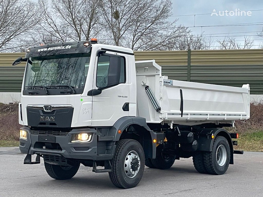 Novi MAN TGM 18.320 4X4 / Euro 6e 3-Seiten-Kipper kiper