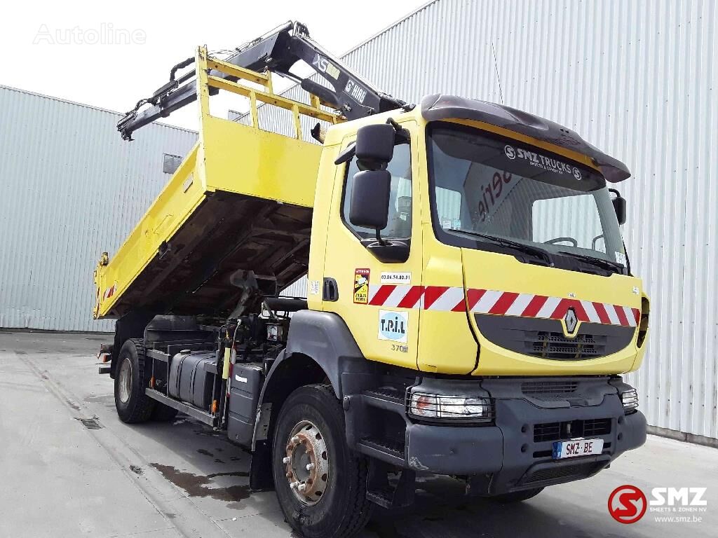 Renault Kerax 370 DXI Hiab 122DS 2 157' km TOP bibenne kiper