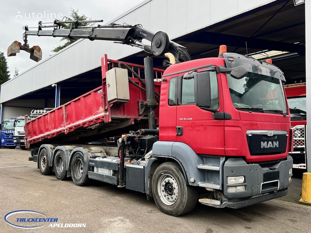 MAN TGS 35.440 8x4, Hiab 211 Hiduo kiper