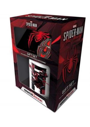 Poklon set Spider-Man - Miles Morales - Šolja, podmetač i privezak