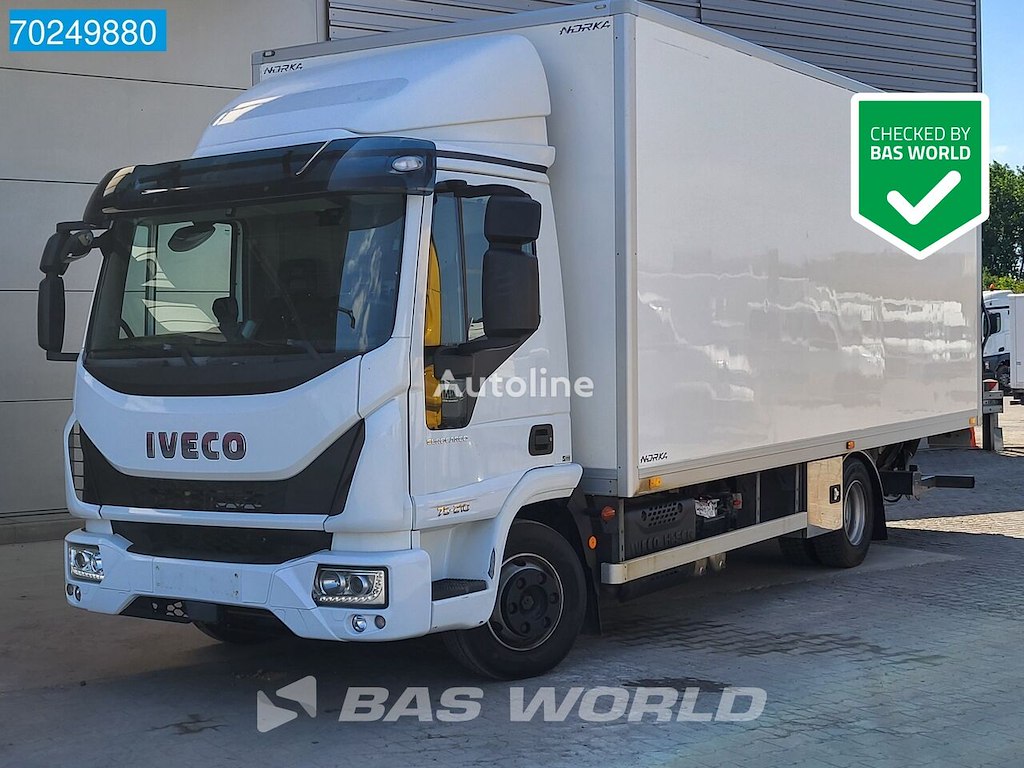 IVECO Eurocargo 75E210 4X2 7.5tons Automatic Ladebordwand Euro 6 kamion furgon