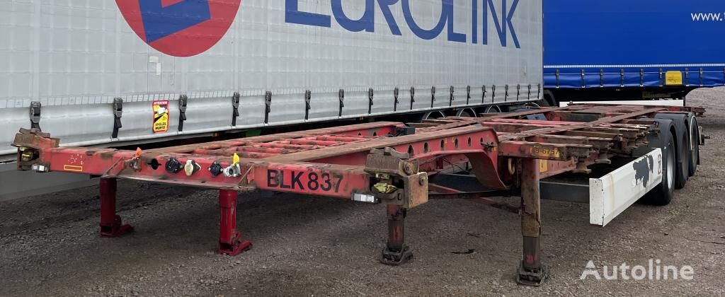 Krone Skeletal Trailer poluprikolica za prevoz kontejnera (486757)