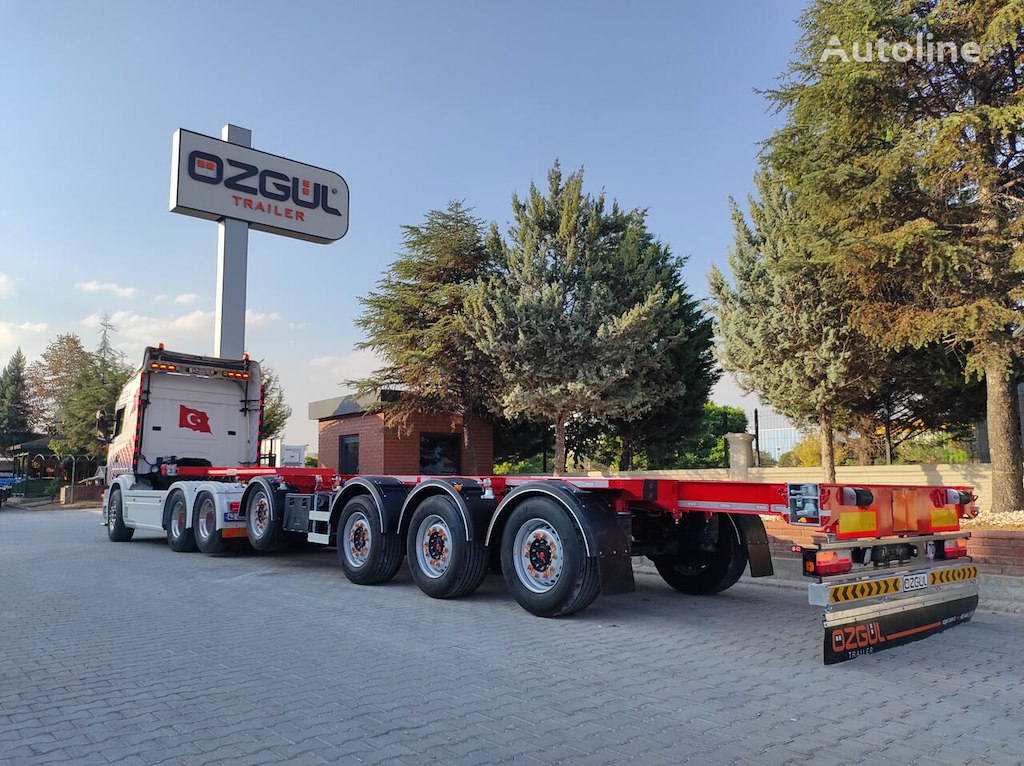 Nova Özgül 4 AXLE HIGH CUBE CONTAINER CARRIER poluprikolica za prevoz kontejnera