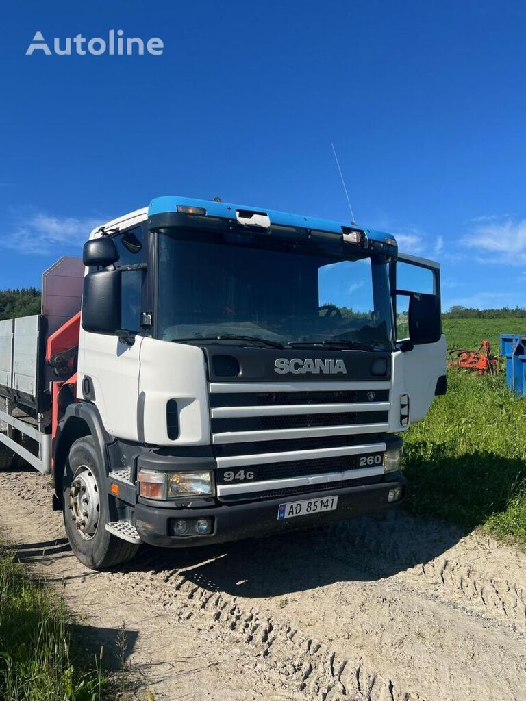 Prodaje se Scania 94G 260 (MVA FRI) kamion s ravnom platformom na aukciji