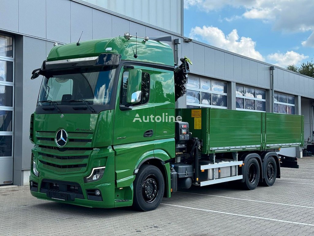 Novi Mercedes-Benz Actros 2548 Pritsche HIAB X-HiDuo 228E-6 Seilw kamion s ravnom platformom