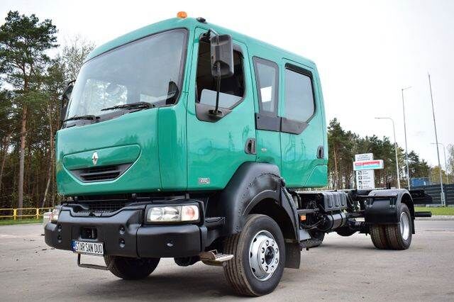 Renault MIDLUM 4x4 DOKA DUBEL KABINE CHASSIS kamion šasija