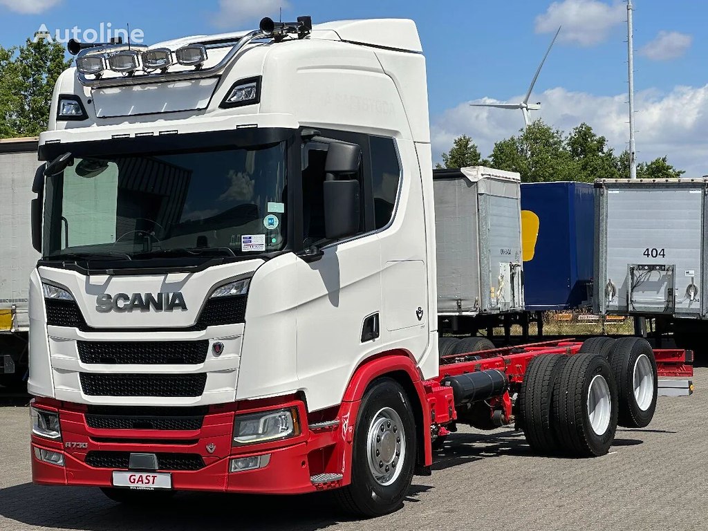 Scania R730 V8 NGS 6x2 Chassis Full Air Retarder Euro 6 kamion šasija