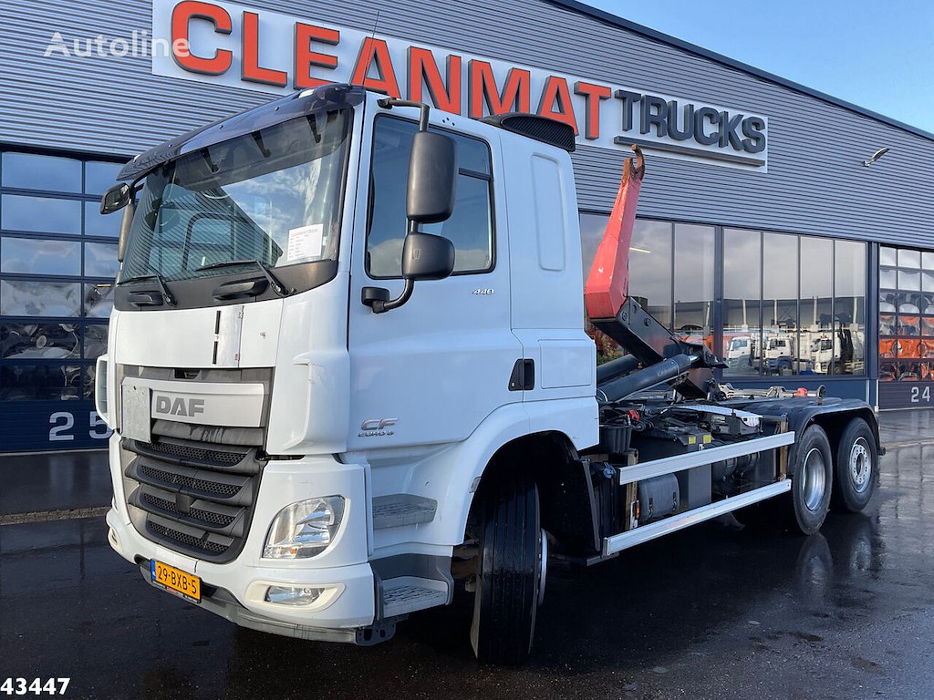 DAF FAN CF 440 Euro 6 20 Ton haakarmsysteem kamion rol kiper