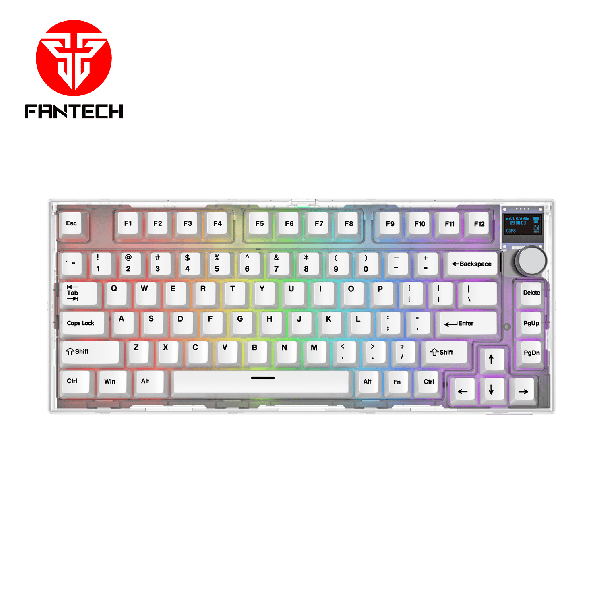 FANTECH Gejmerska mehanička tastatura MK910 PBT MAXFIT FROST WIRELESS Space (ŽUTI SWITCH)