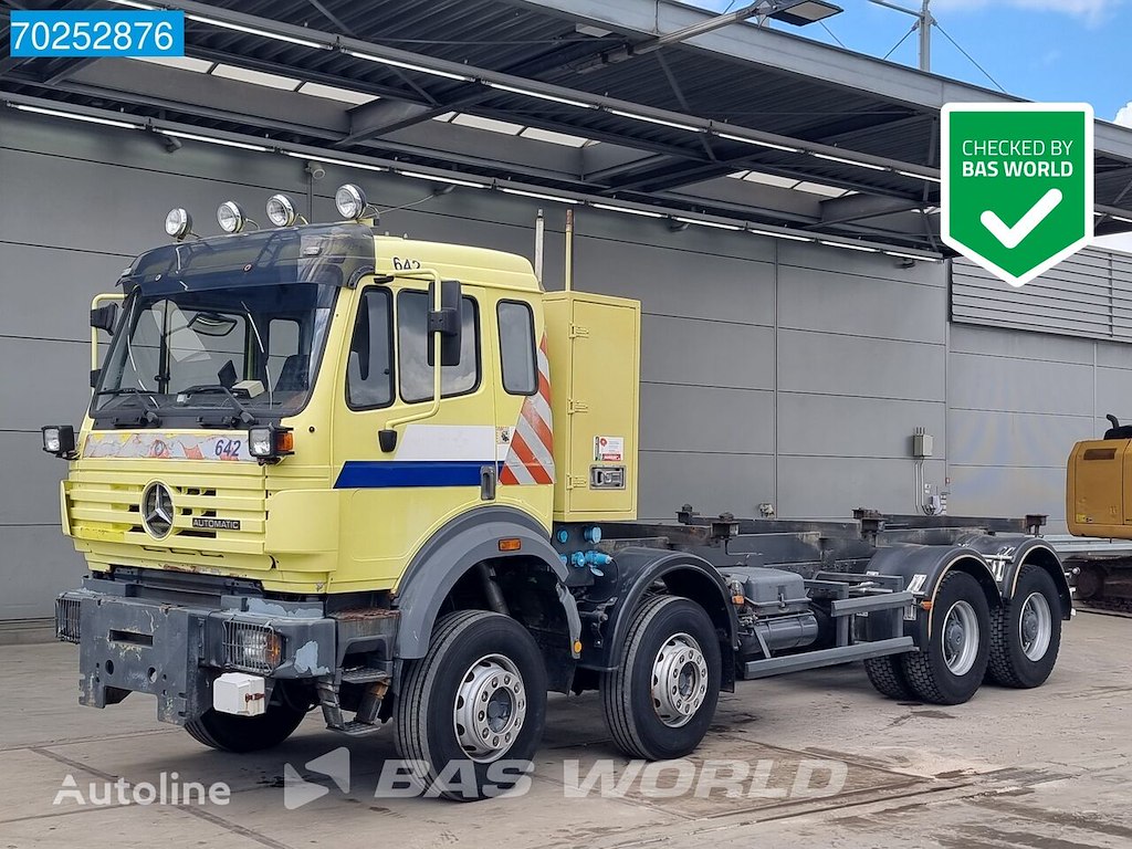 Mercedes-Benz 3234 8X4 Euro 2 vozilo za prevoz kontejnera