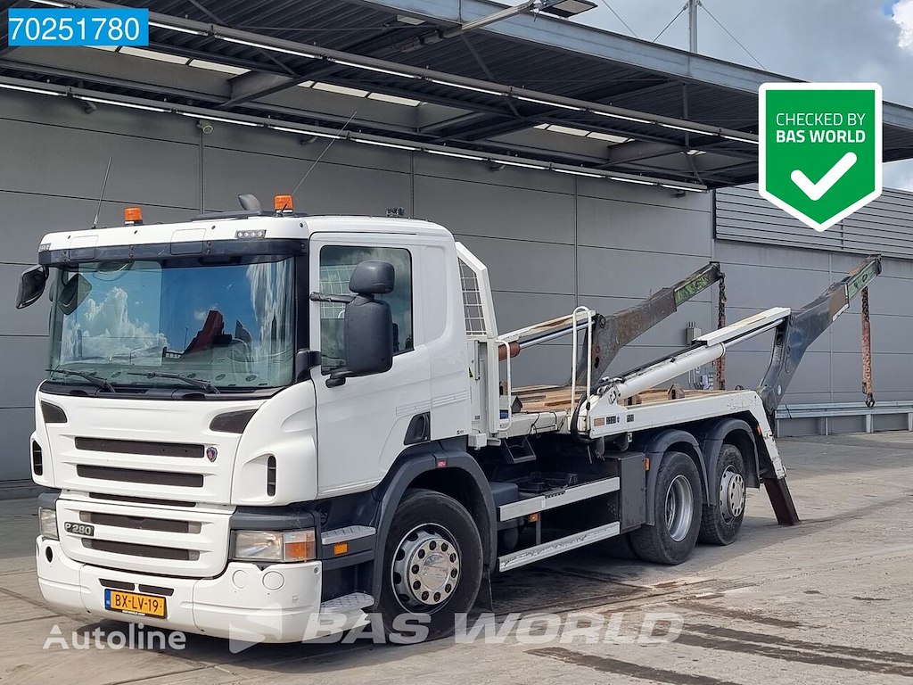 Scania P280 6X2 NL-Truck 19T Lift+Lenkachse kamion autopodizač kontejnera