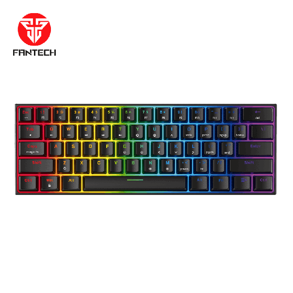 FANTECH Gejmerska mehanička tastatura MK857 MAXFIT61 CRNA (PLAVI SWITCH)