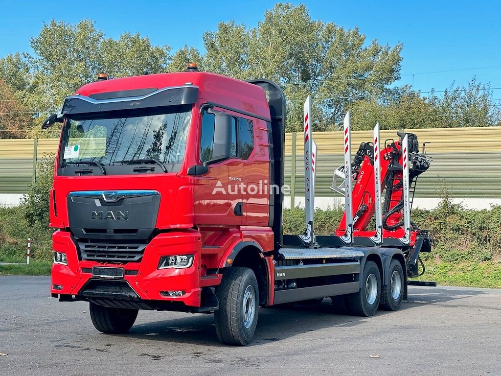 Novi MAN TGX 33.510 6X4 BL Euro6e  EPSILON 150 Z kamion za prevoz drva