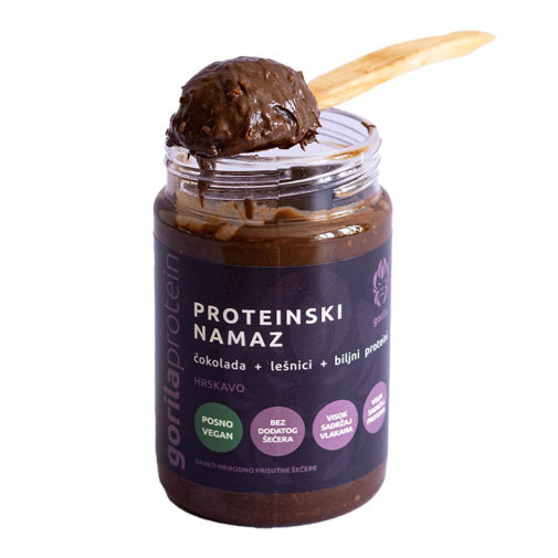 ESENSA PROTEINSKI NAMAZ COKOLADA I LEŠNIK I BILJNI PROTEINI 375G UNISEX